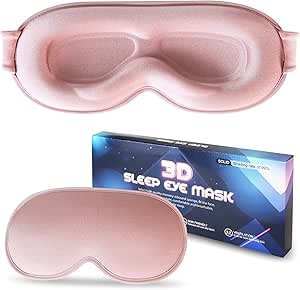 Amazon.com: Sleep Mask,Upgraded 3D Deep Contoured Eye Mask for Sleeping ...