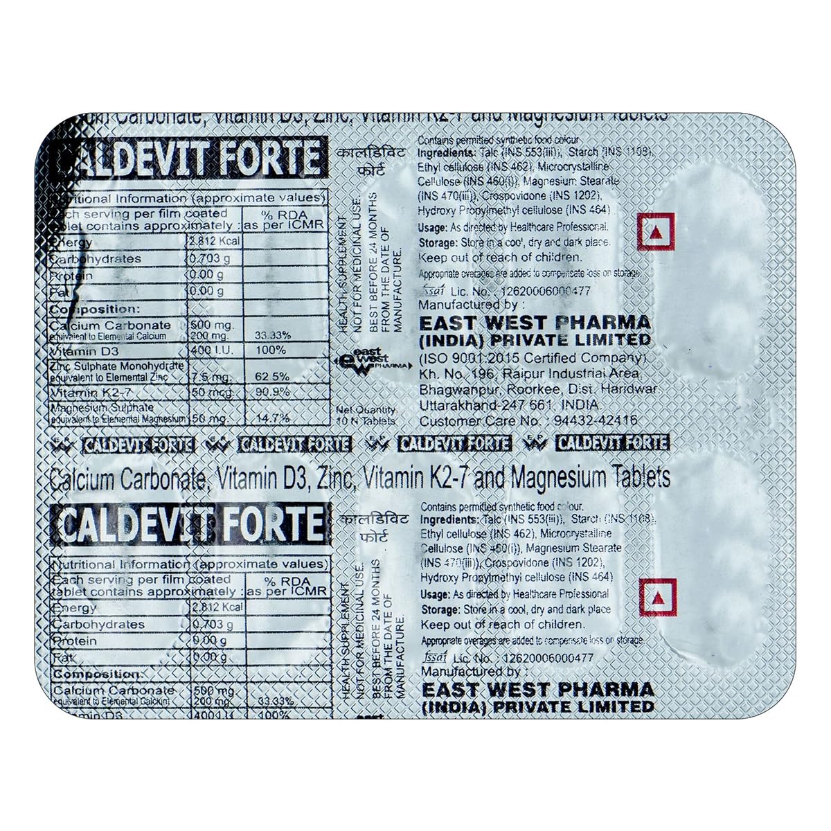 Caldevit Forte - Strip of 10 Tablets : Amazon.in: Health & Personal Care