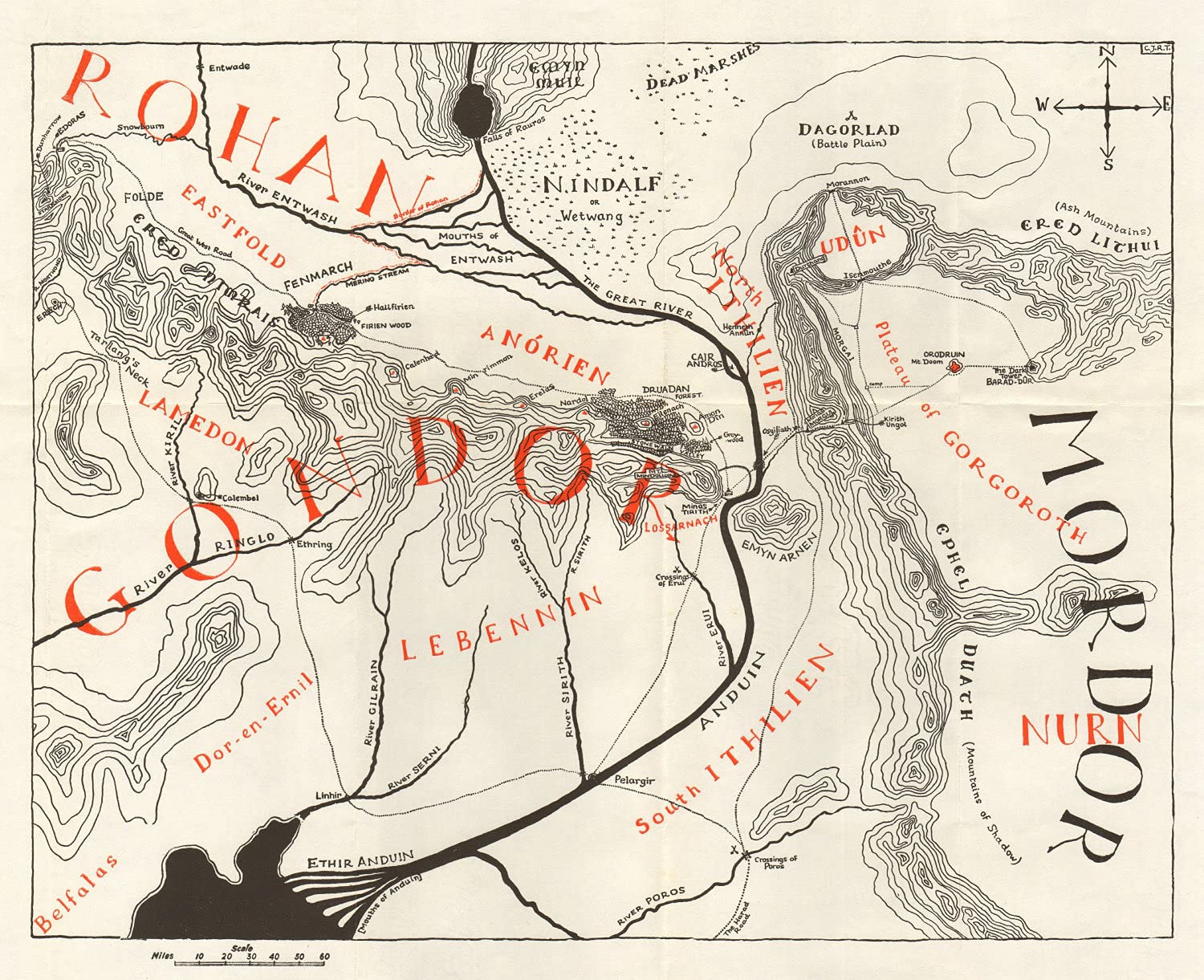 Gondor Map