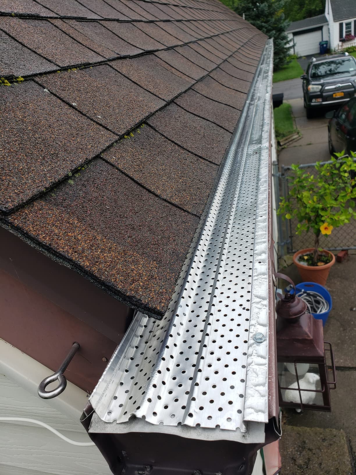 $8/mo - Finance A-M Aluminum Gutter Guard 5 inch (23 Feet, Mill Finish ...