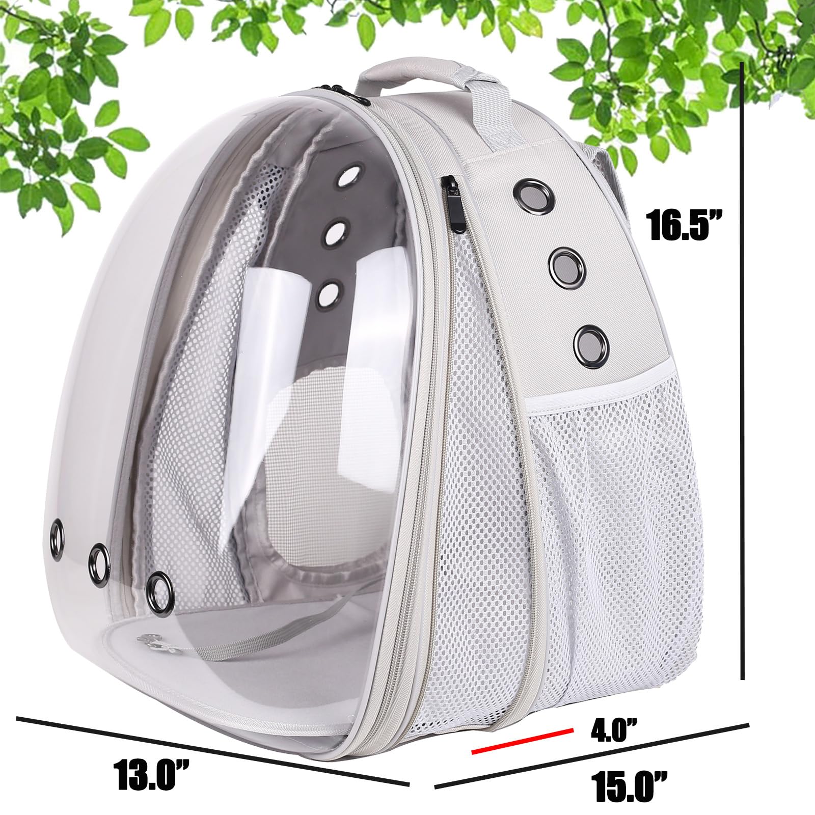 Snapklik.com : Front Expandable Cat Backpack, Fit Up To 20 Lbs, Space ...