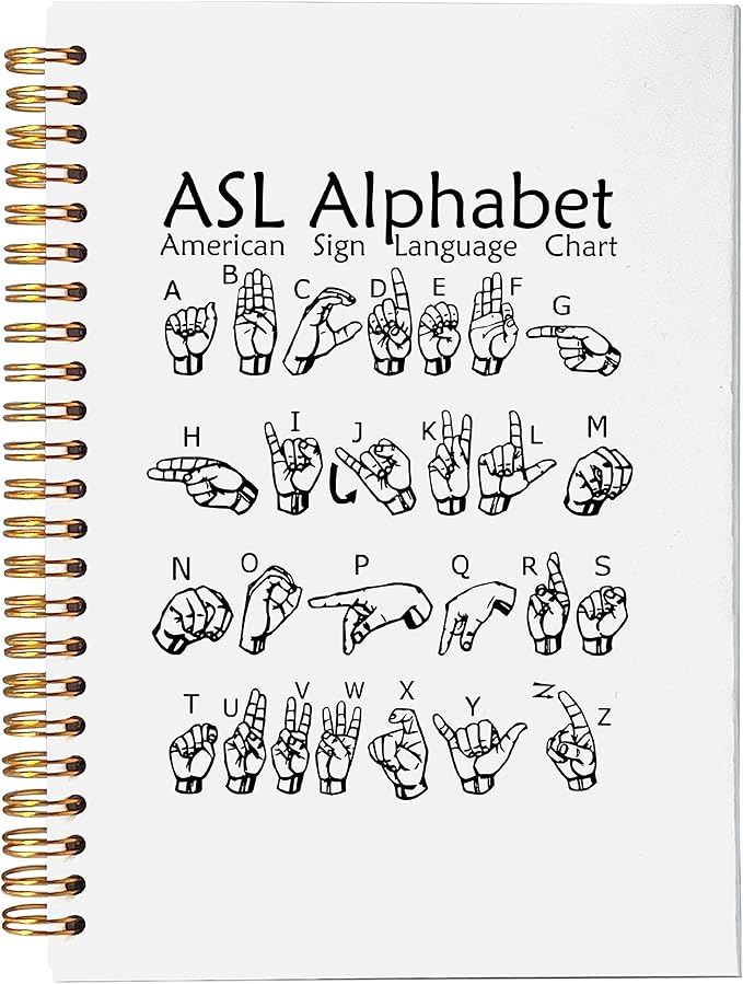 Amazon.com : VNWEK ASL Alphabet American Sign Language Chat Educational ...