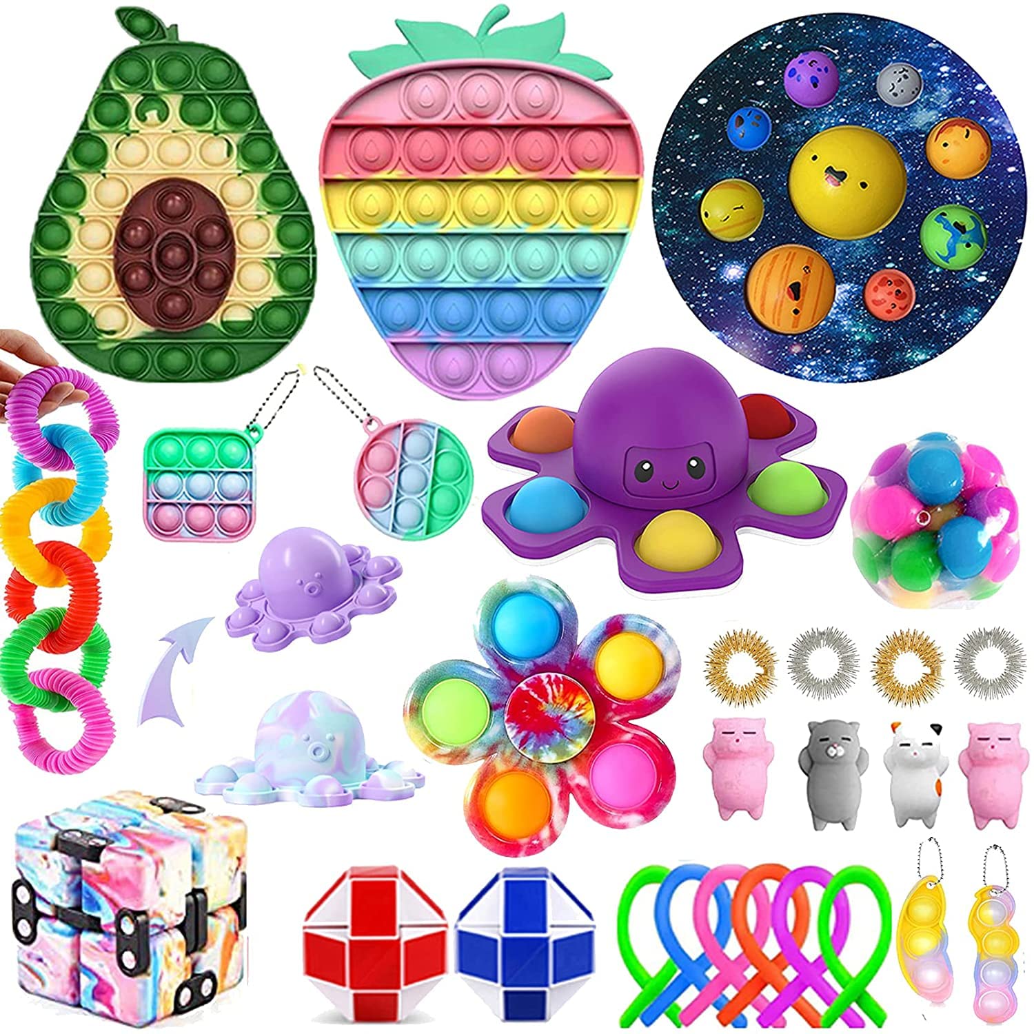 Simple Dimple Fidget Pack Solar System Toys Planet Simple Dimple ...