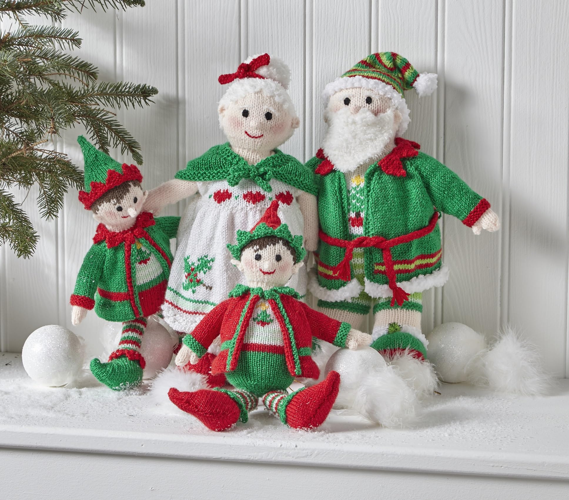 King Cole Christmas Knits Book 11 - Santa,Mrs Clause & Elf Family Knit ...