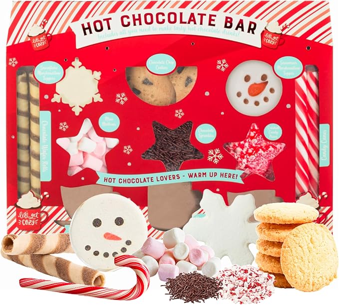 Hot Chocolate Gift Set for Christmas - Hot Chocolate Station Bar Set ...
