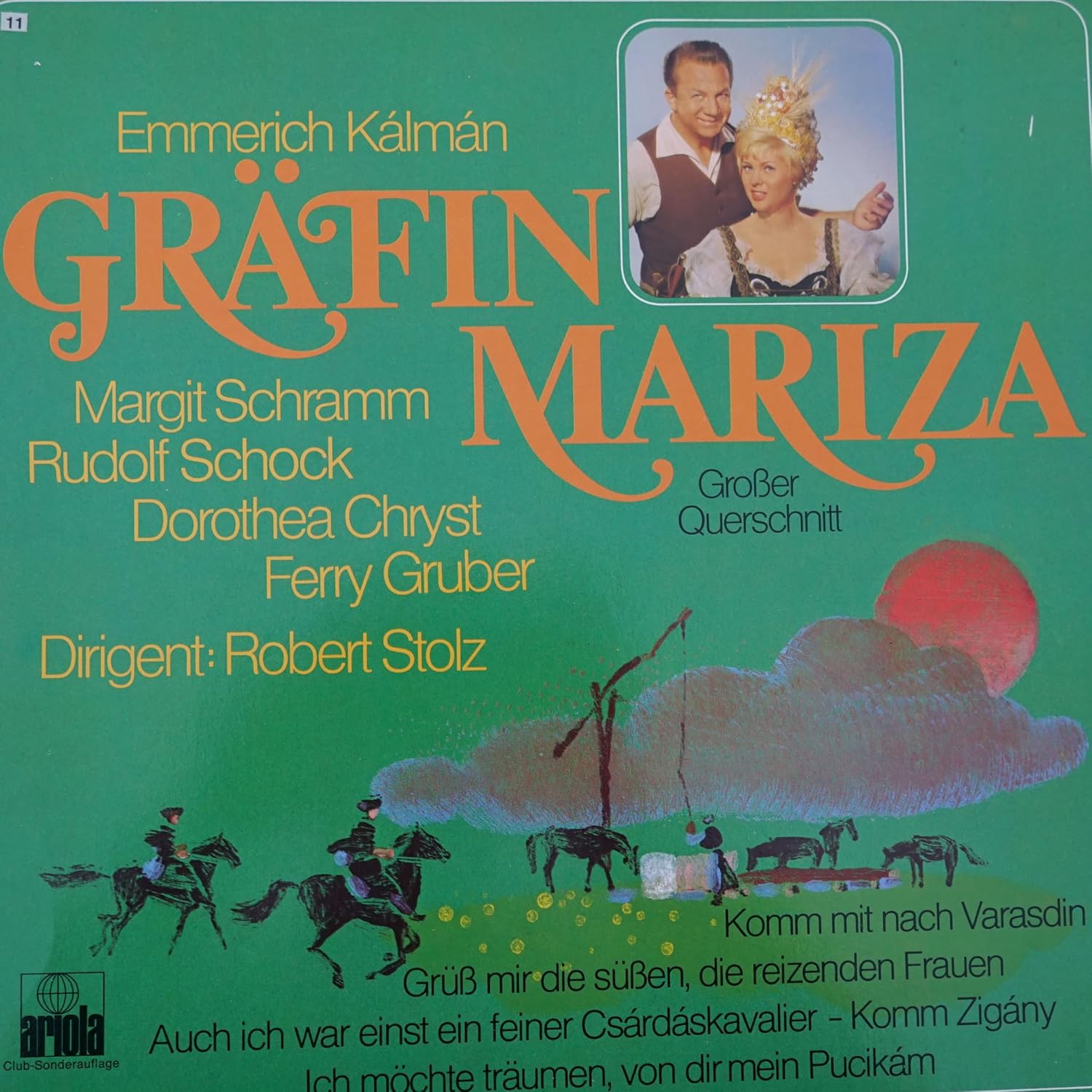 Amazon.com: 89 876 SCHRAMM/SCHOCK Kalman Grafin Mariza LP: CDs & Vinyl
