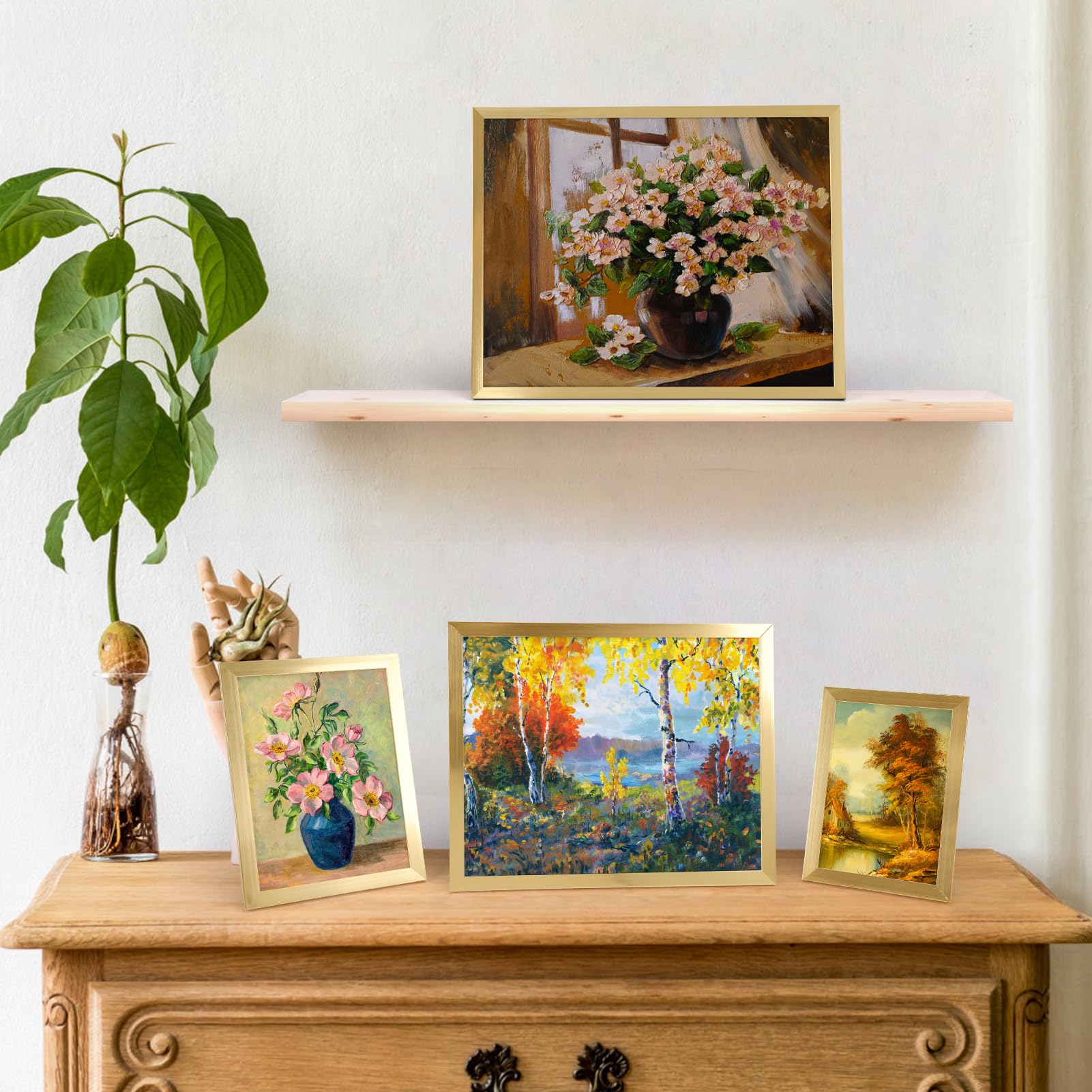 Snapklik.com : Giftgarden 16 Pack Gold Picture Frames For Multi Sizes ...