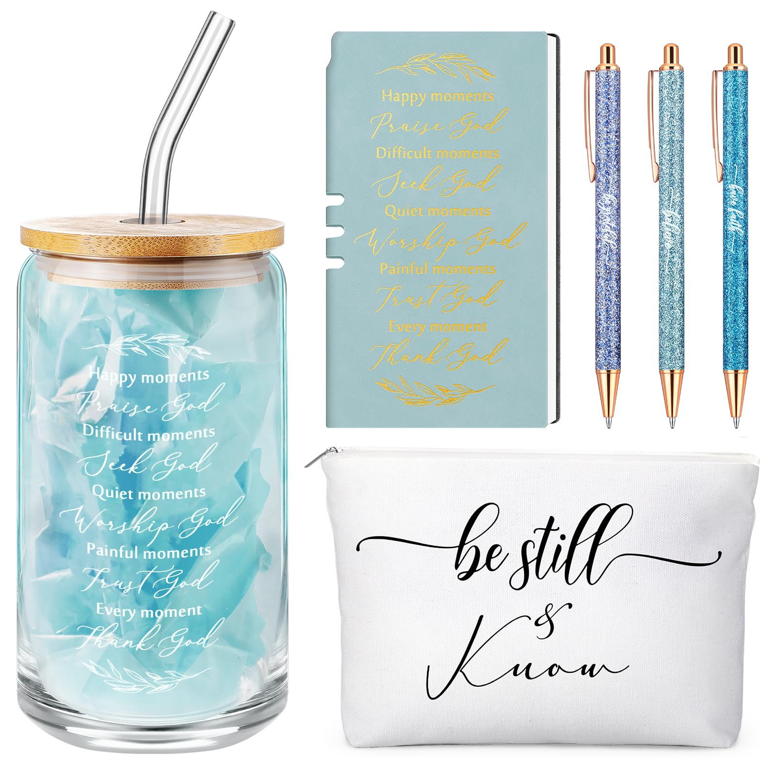 Amazon.com | Spakon 6 Pcs Christian Gifts for Women Bible Verse A6 ...