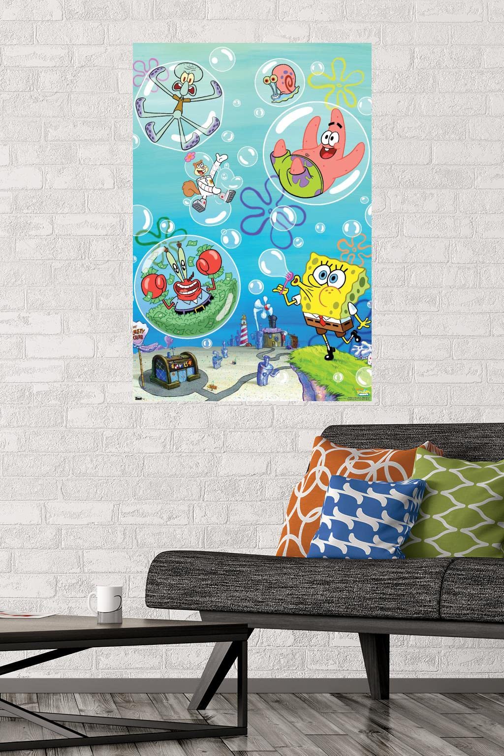 Fnaf Posters Trends International Nickelodeon Spongebob 25th - Painting ...