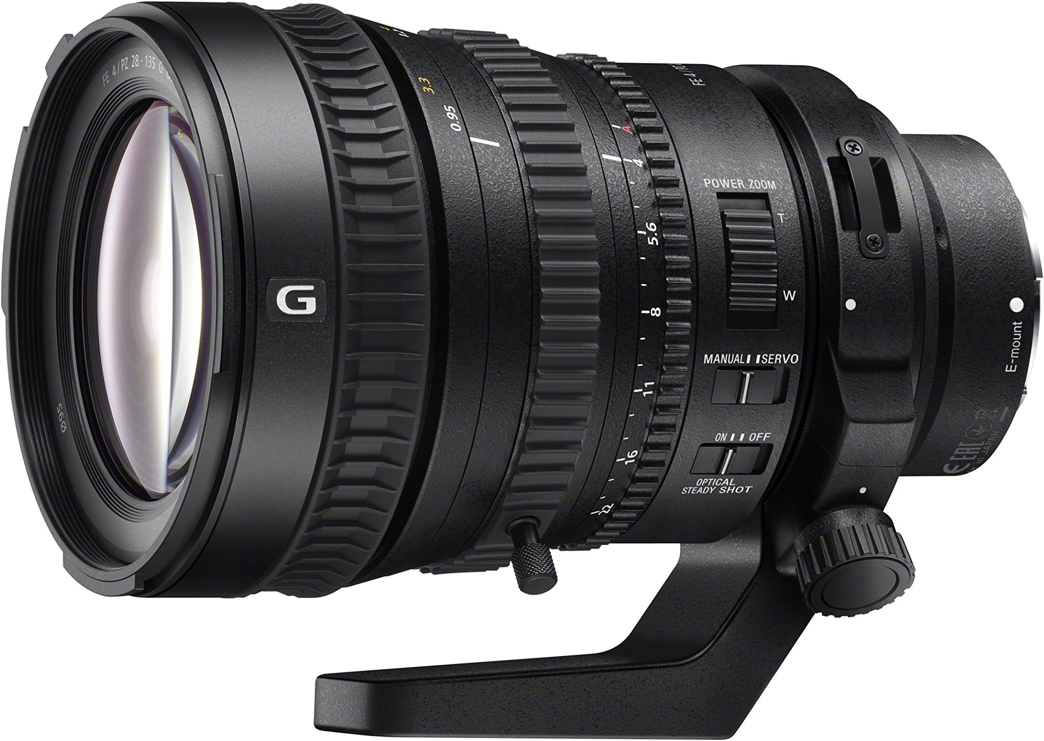 Amazon.com : Sony 28-135mm FE PZ F4 G OSS Full-Frame E-Mount Power Zoom ...