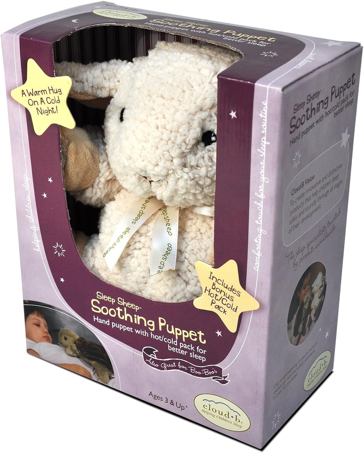 Cloud B Sleep Sheep Soothing Puppet – BigaMart