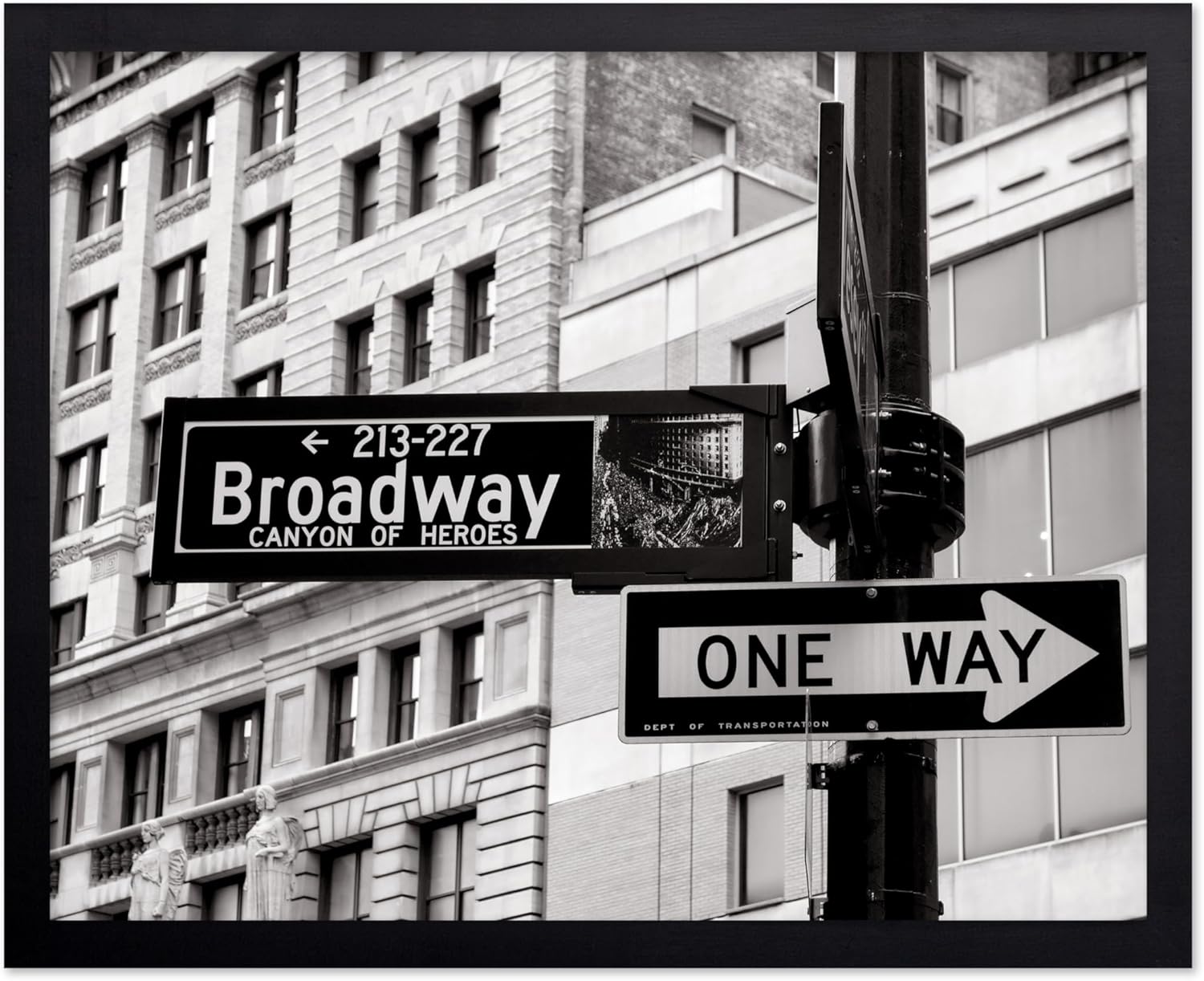 Amazon.com: Poster Master Broadway Poster - One Way Print - Street Sign ...