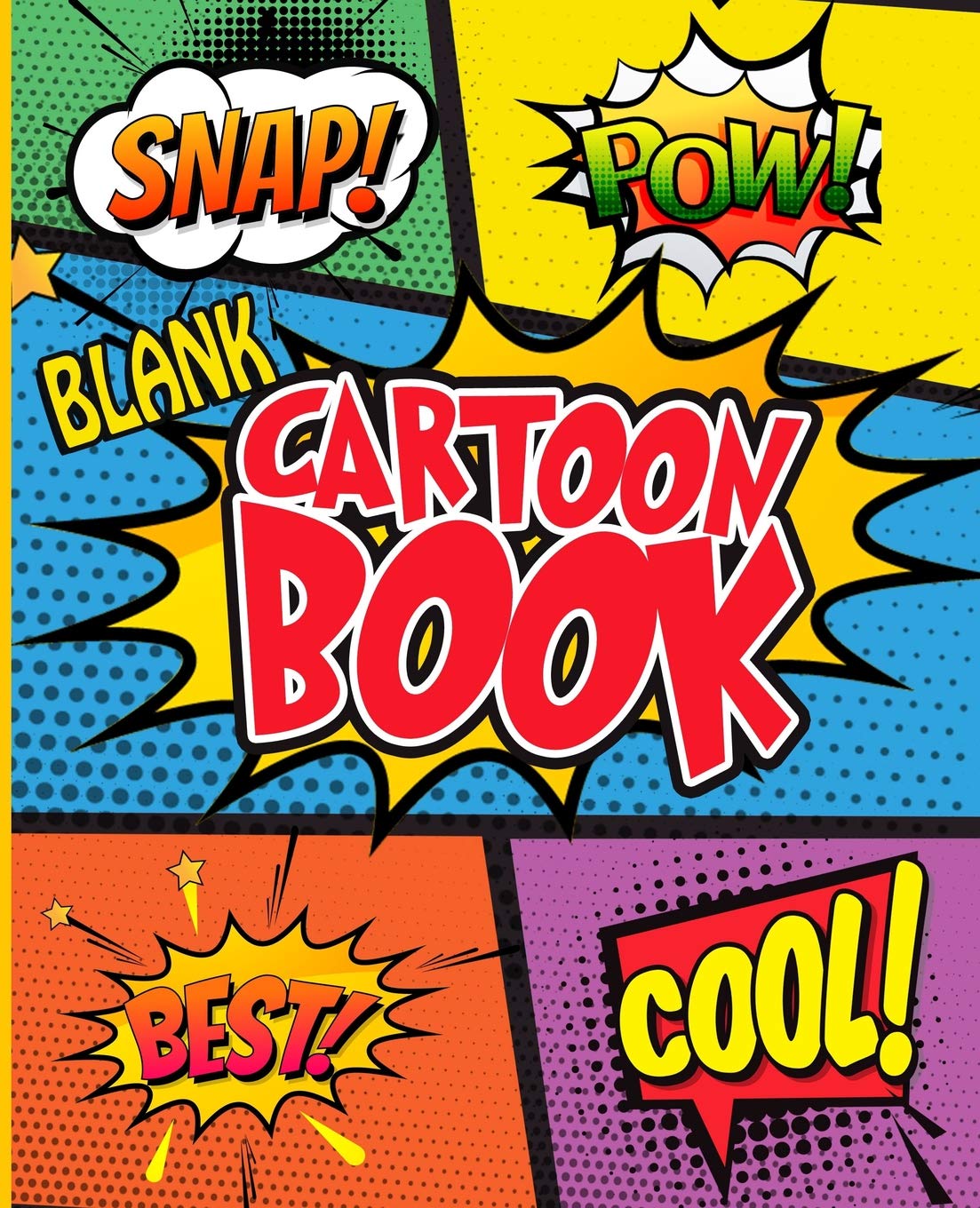Blank Cartoon Book: Make Your Own Awesome Cartoon, Express Your ...