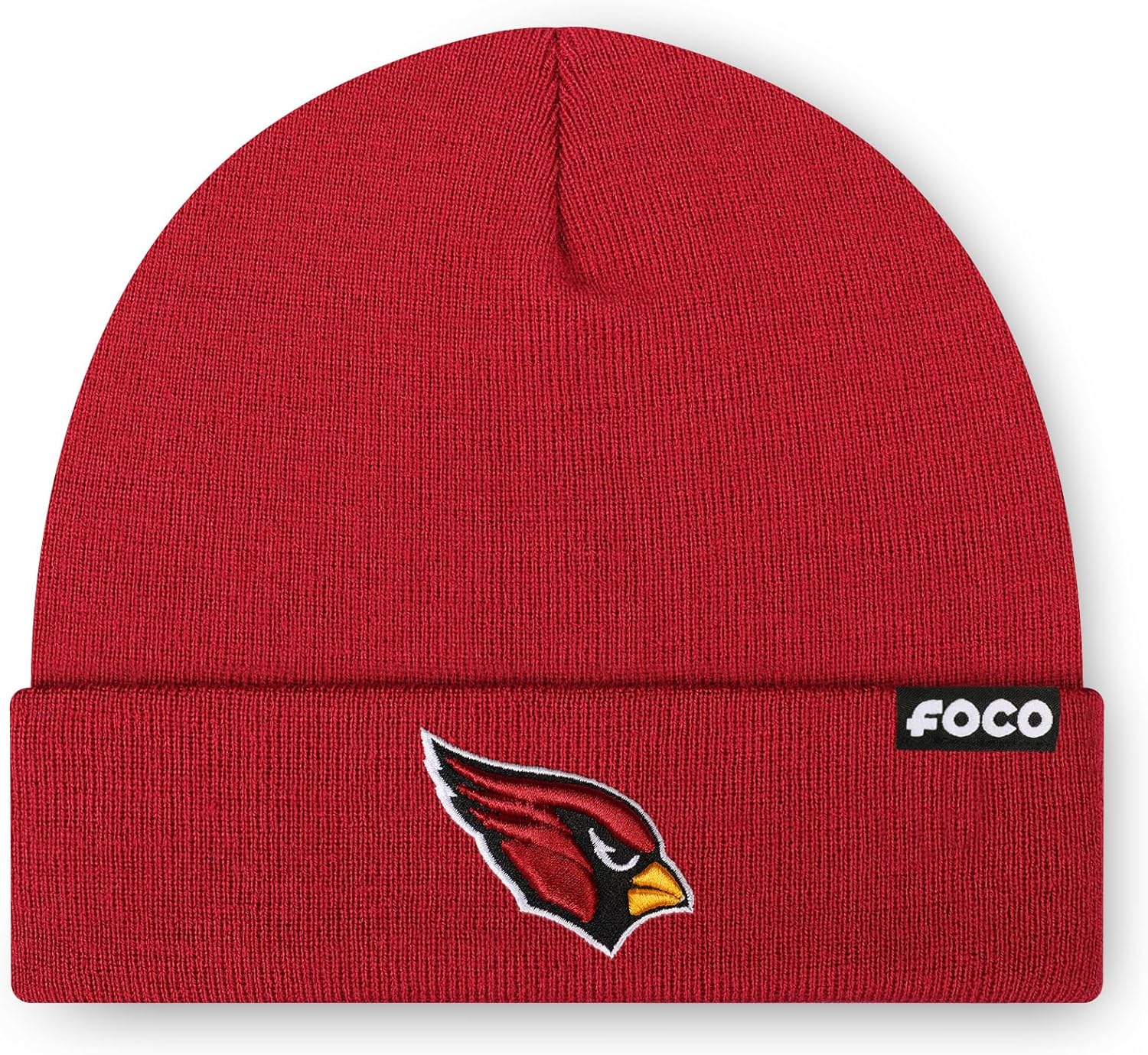 Amazon.com : FOCO Men's Arizona Cardinals NFL Logo Basic Beanie Hat ...