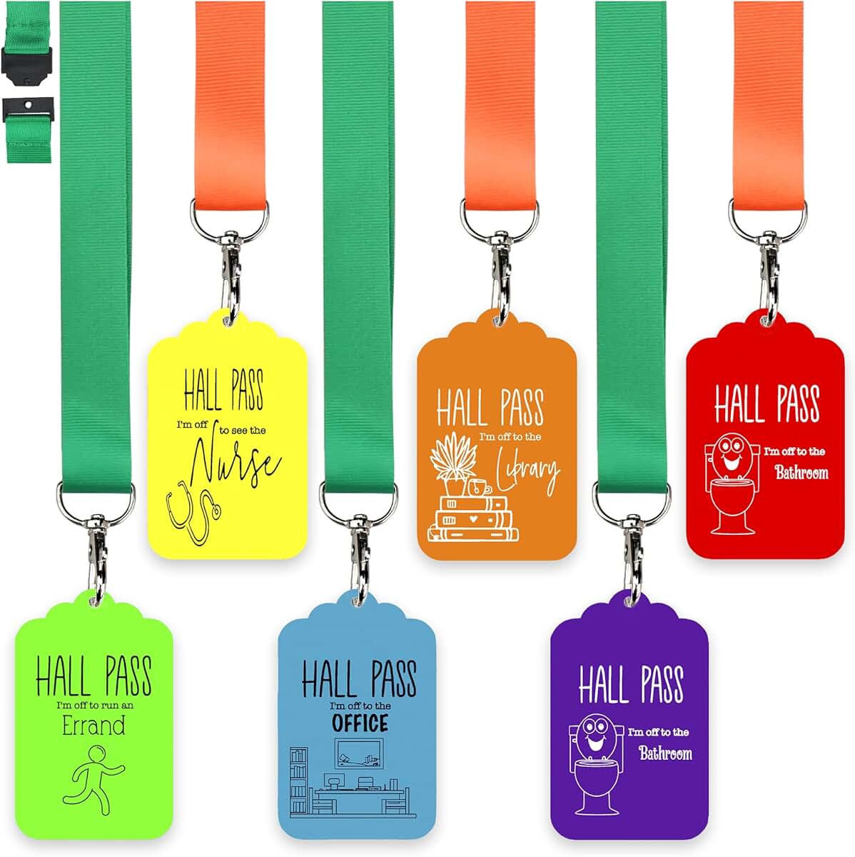 Hall Passes | Amazon.com | Office & School Supplies - Education & Crafts