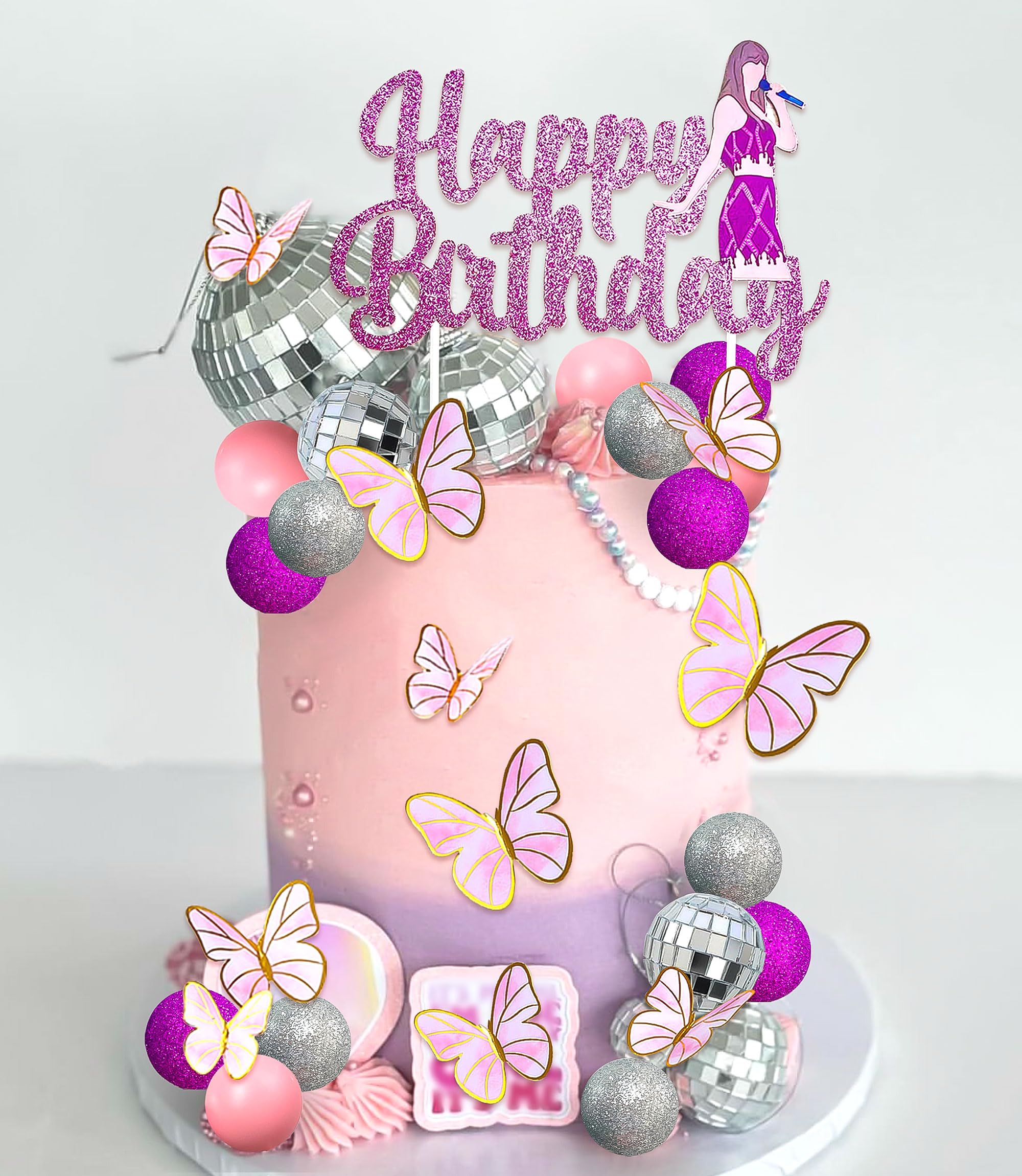 Snapklik.com : Singer Birthday Cake Decoration Party Decorations ...