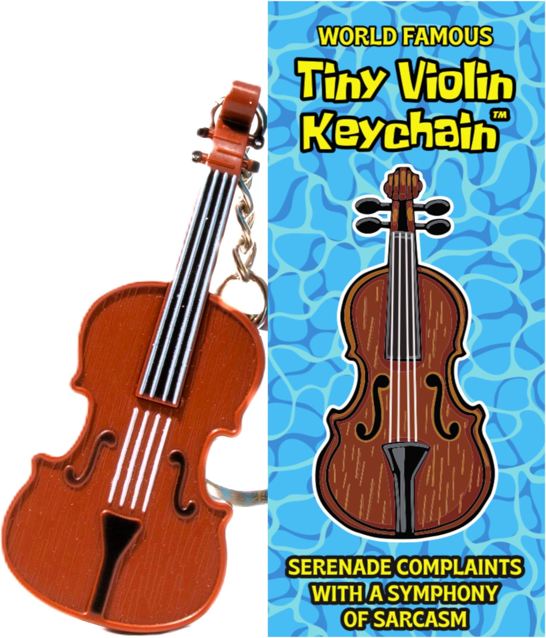 Amazon.com: Juroicessry Miniature Violin with Stand, Bow and Case ...