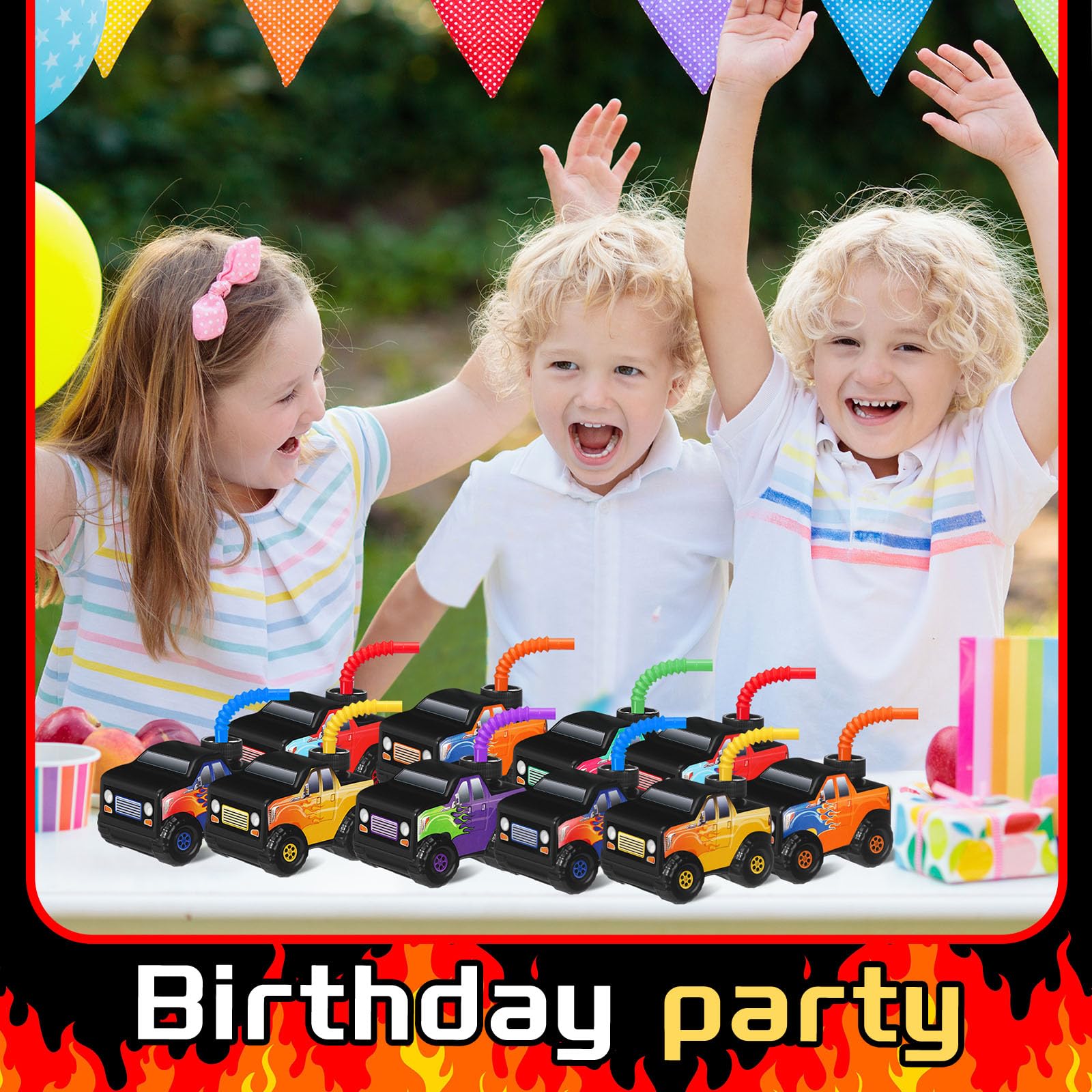 Motorcycle Theme Cups Tanlade Dirt Bike Party Cups - 12 Pack Motorcycle ...