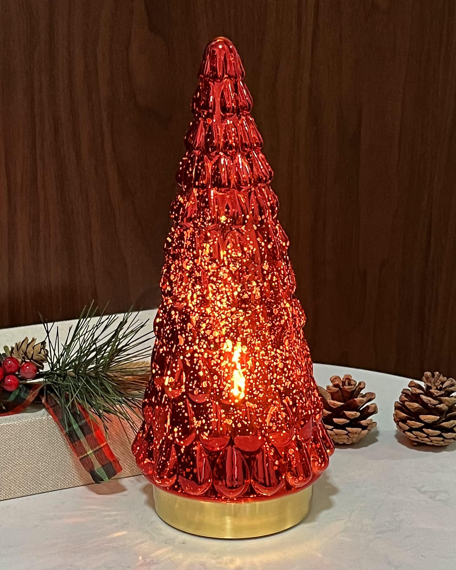 Amazon.com: Worth Imports 13" Berries Christmas Tree, Set of 2 : Home ...