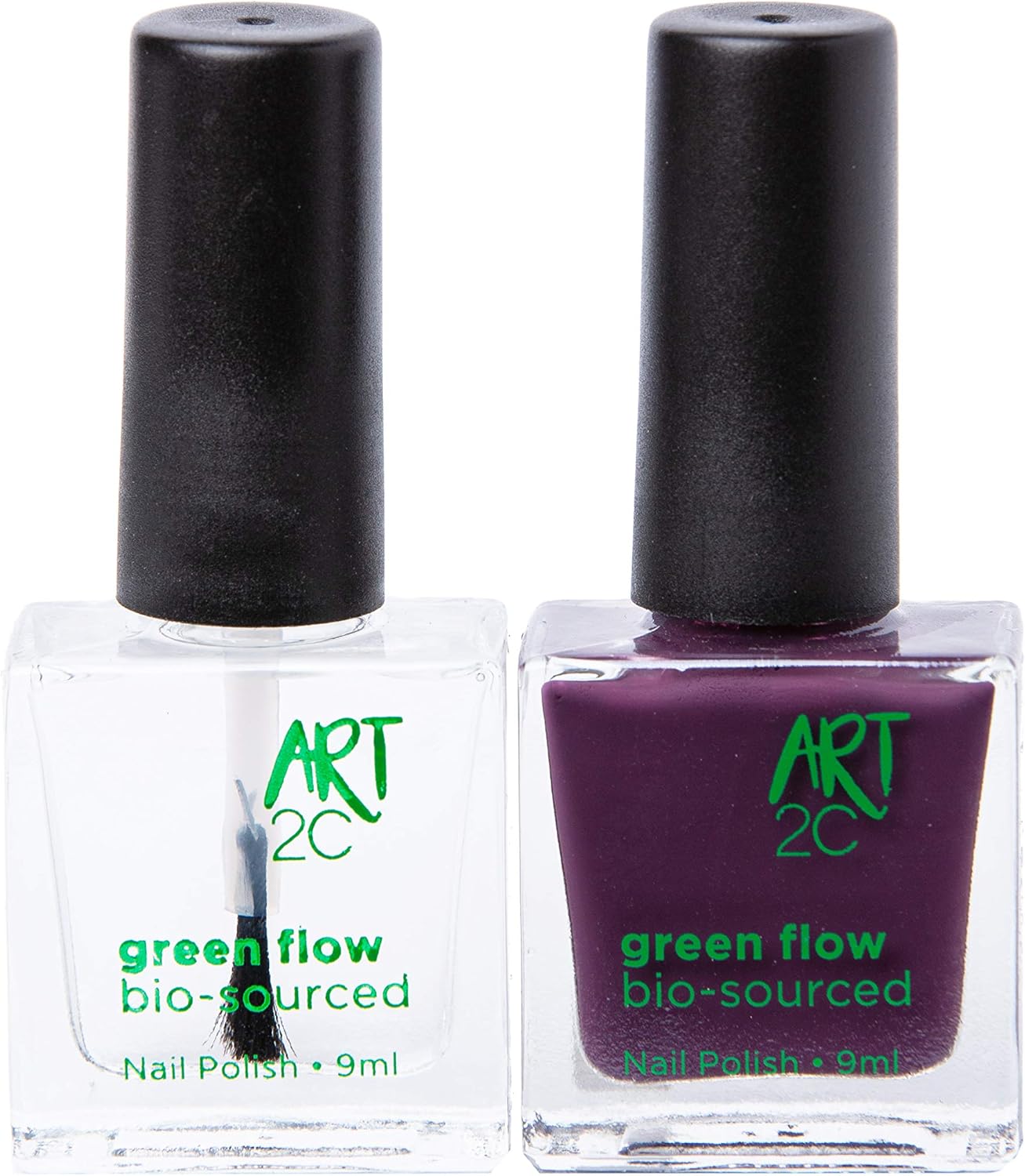 Art 2C - Lot de 2 vernis à ongles vegan ultra-purs et doublement ...