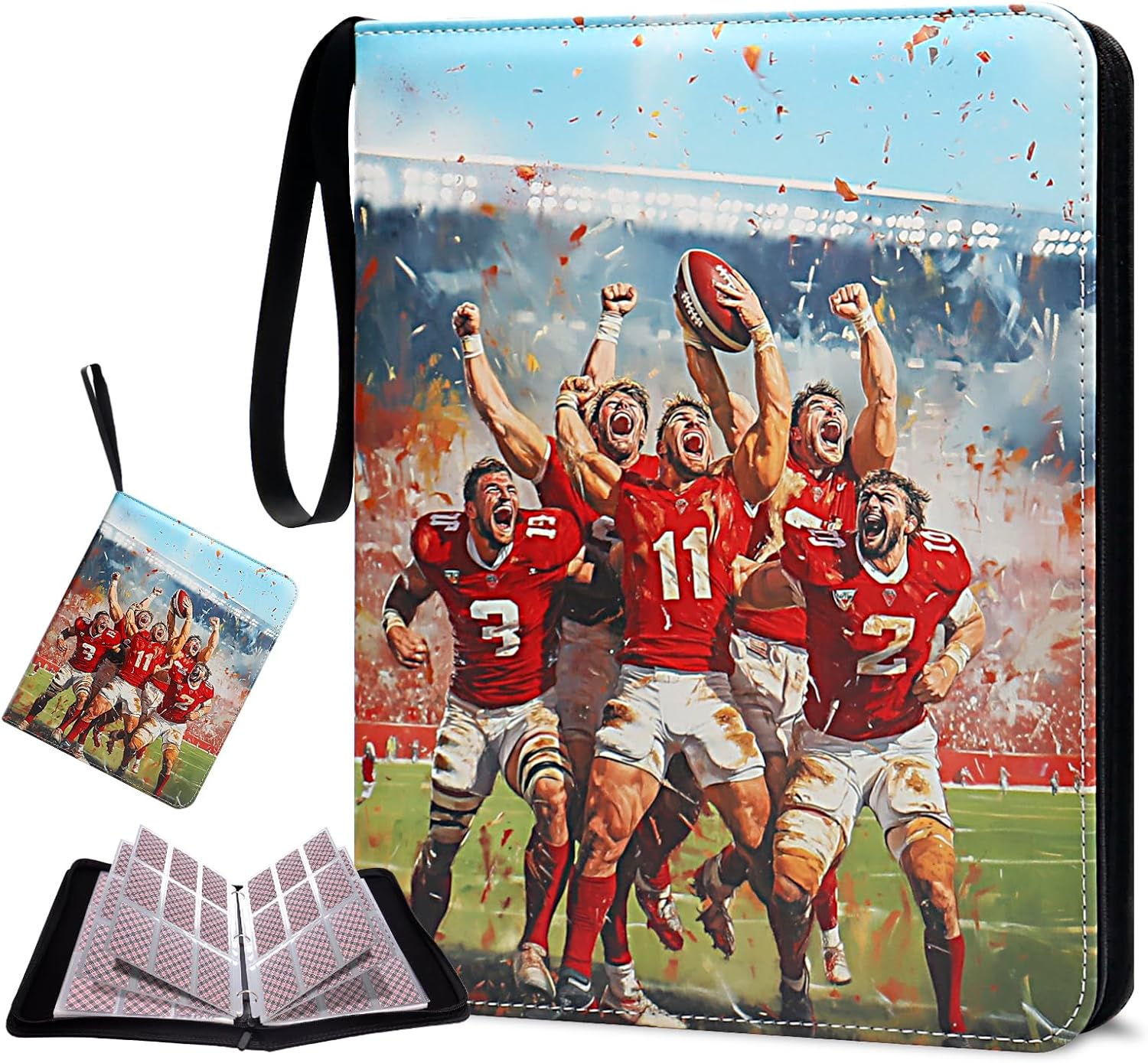 Amazon.com: Football Card Binder 900 Pocket, HYMENEX Trading Card ...