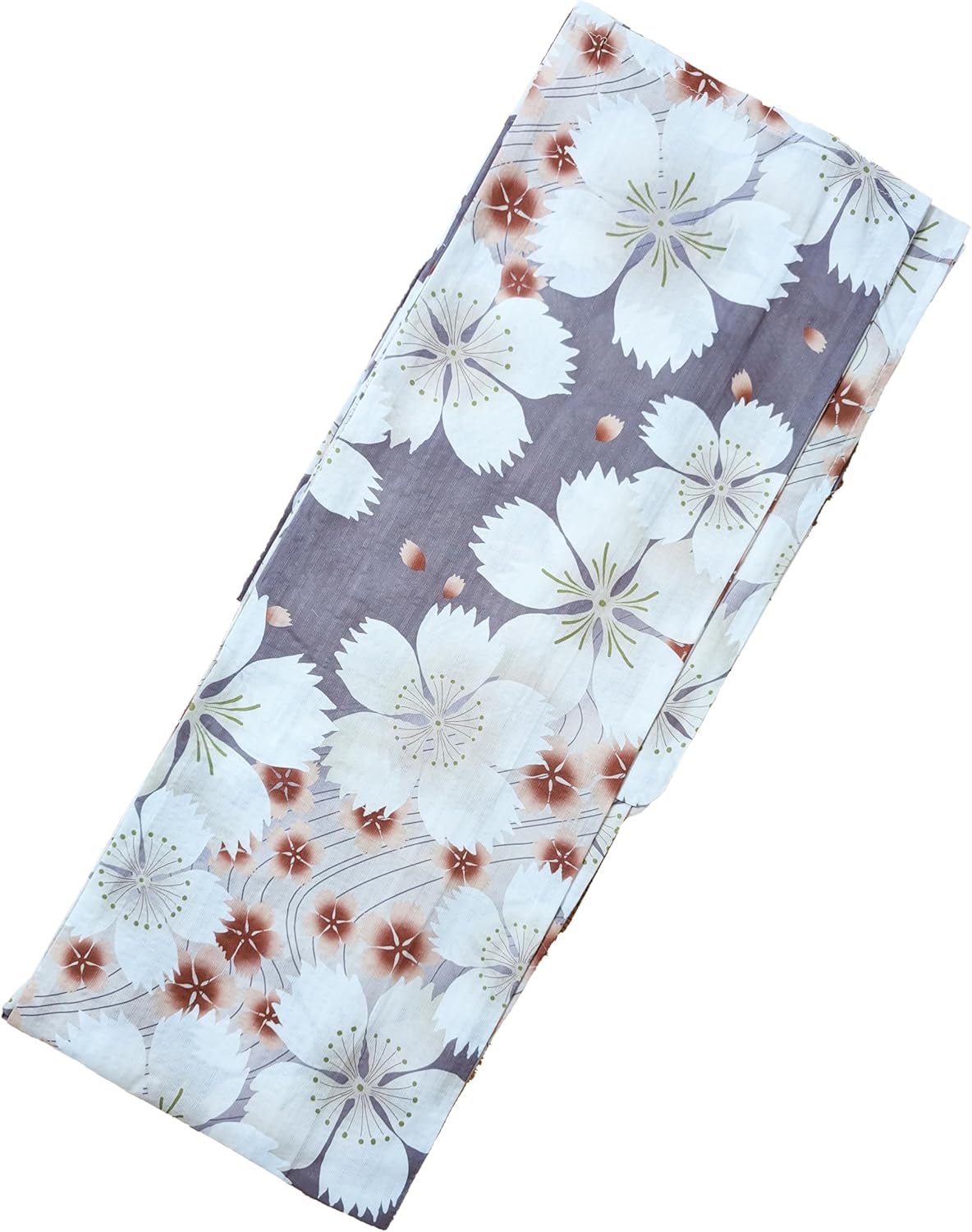 Women's Authentic Traditional Japanese Yukata, aka Casual Kimono, White ...