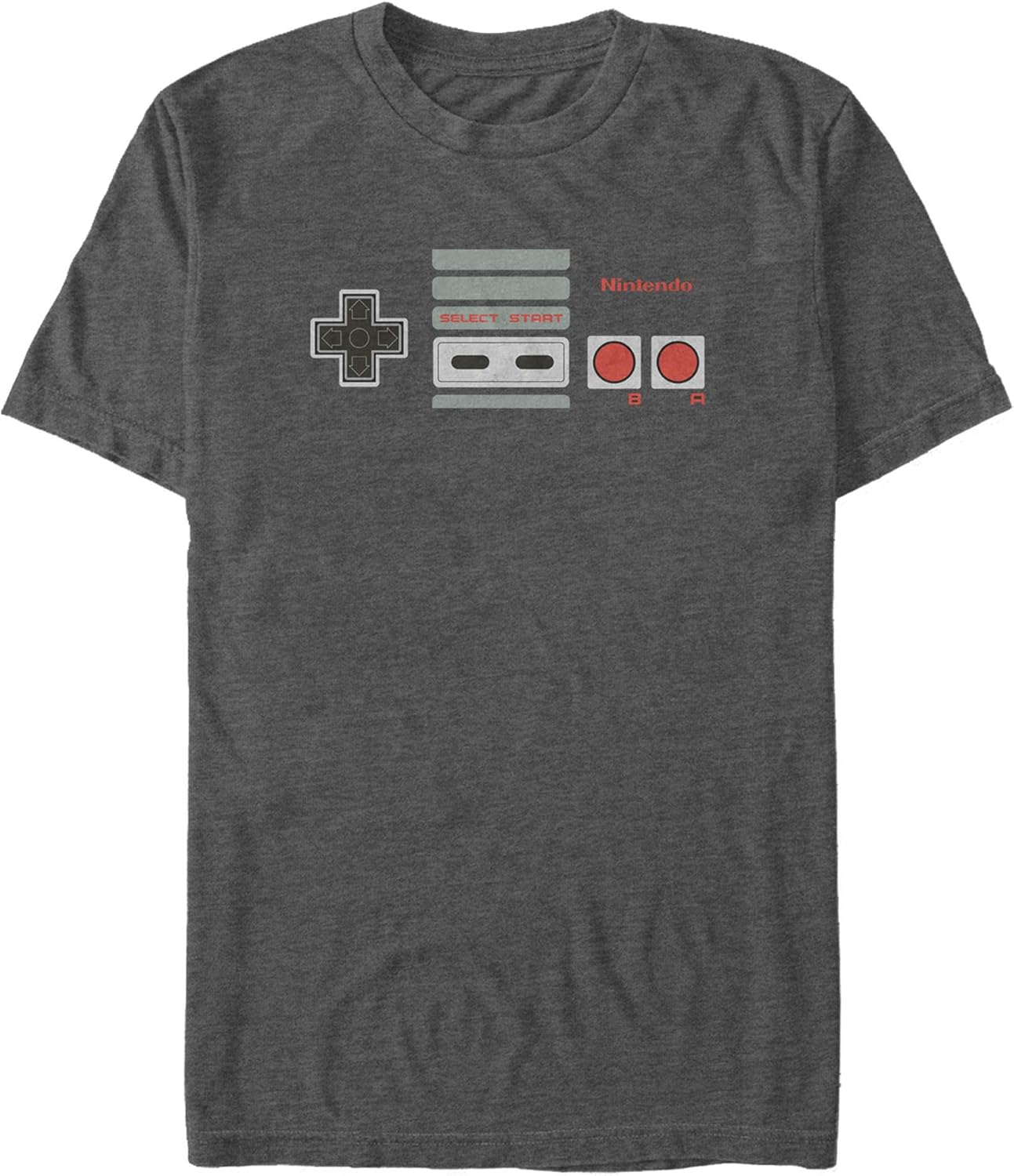 Nintendo Men's T-Shirt, Char HTR, Small : Amazon.ca: Clothing, Shoes ...