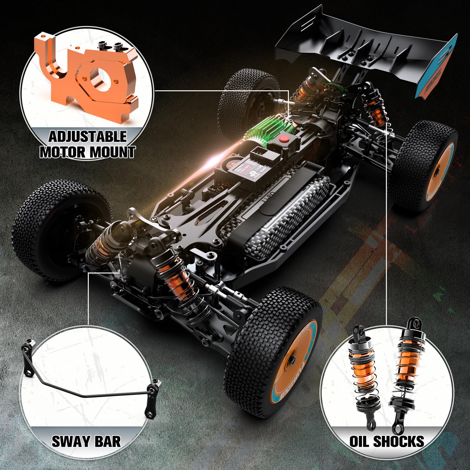Snapklik.com : AMORIL 1:12 Fast Brushless RC Cars For Adults,Top Speed ...