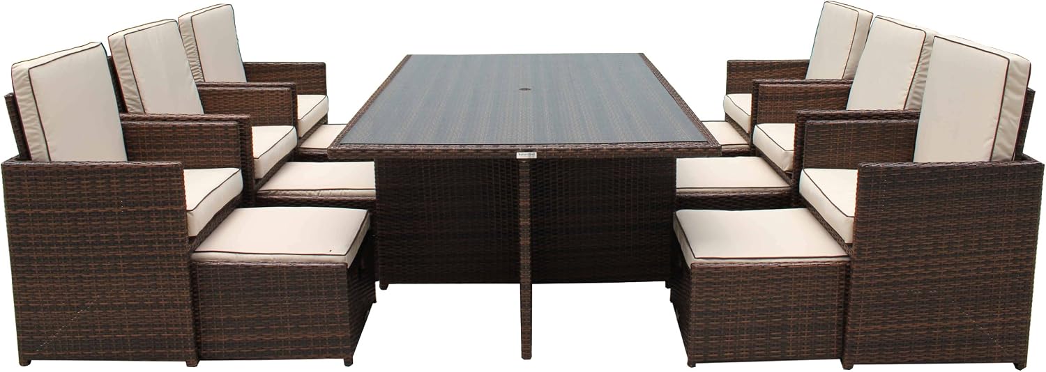 Amazon.com: Super Deluxe 13 Piece Barcelona Cube Set inc Footstools and ...