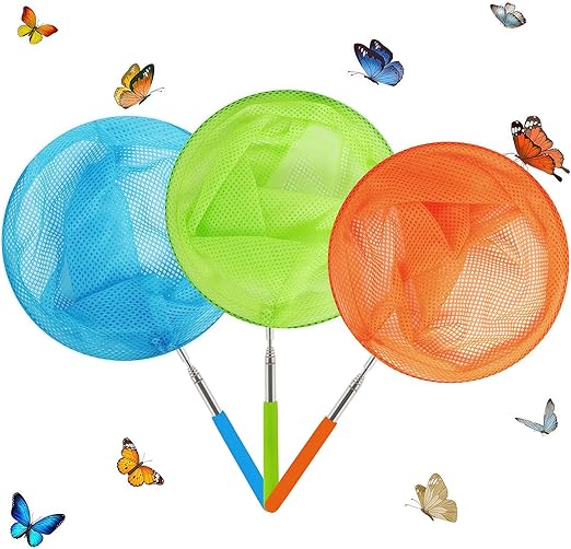Amazon.com: Skrtuan Kids Telescopic Butterfly Fishing Nets Great for ...