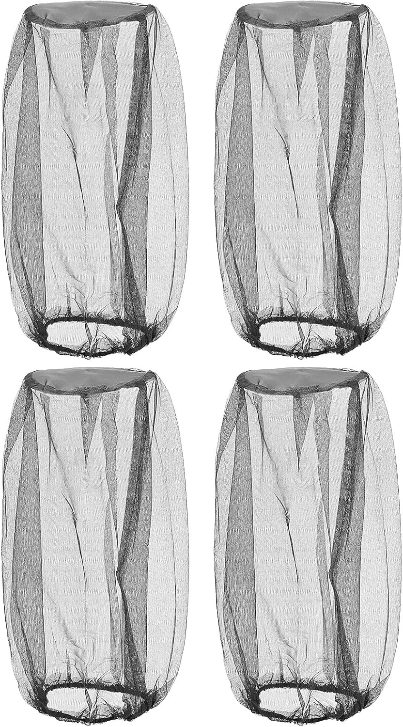 4PCS Mosquito Net Hat, Extra Fine Holes Protecting Face Mosquito ...