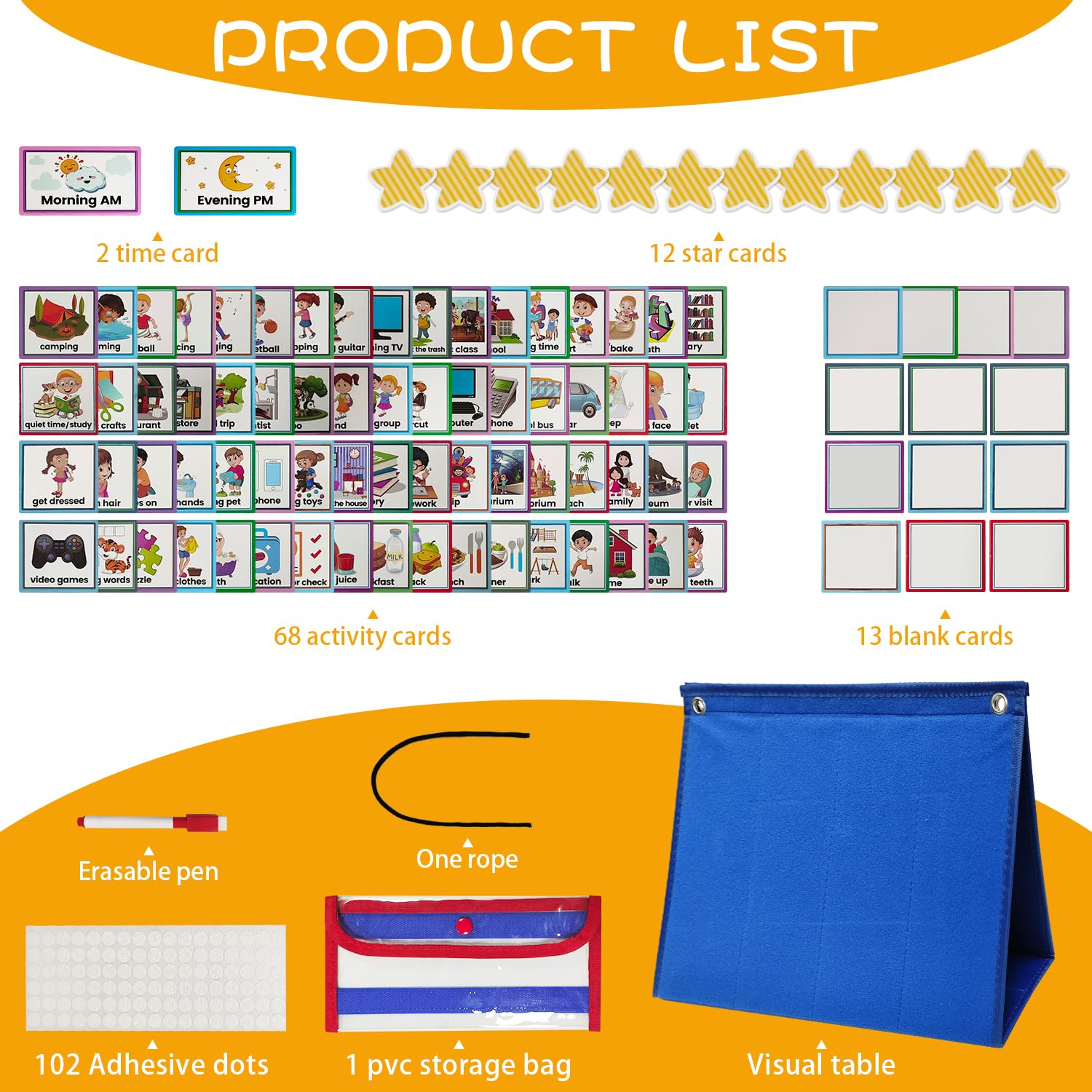 Tabellone Routine Bambini TODAY I AM FEELING CHART - ADHD Autismo SEN ...