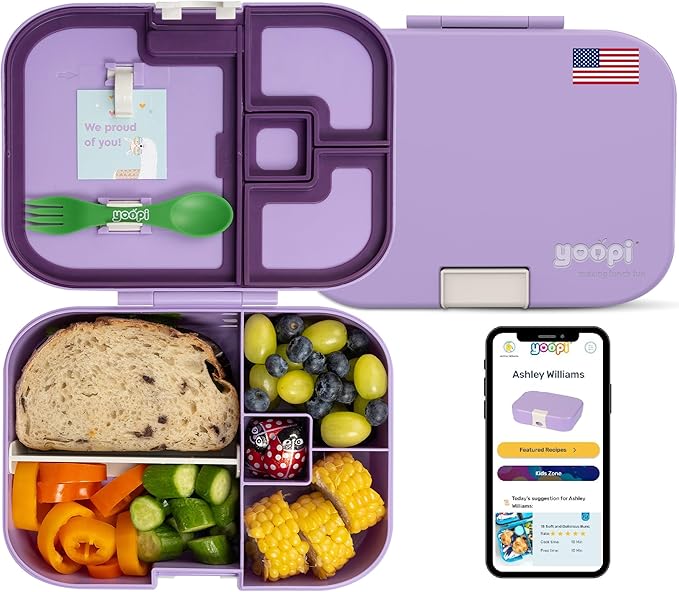 Amazon.com: YOOPI Bento Lunch Boxes, the perfect bento box kids love ...