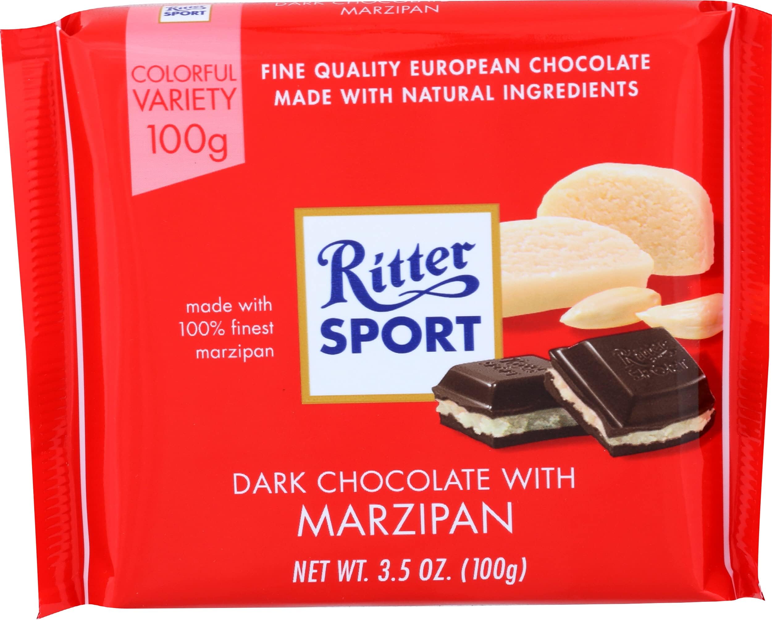 Amazon.com : Ritter Sport, Milk Chocolate with Yogurt Filling, 3.5 ...