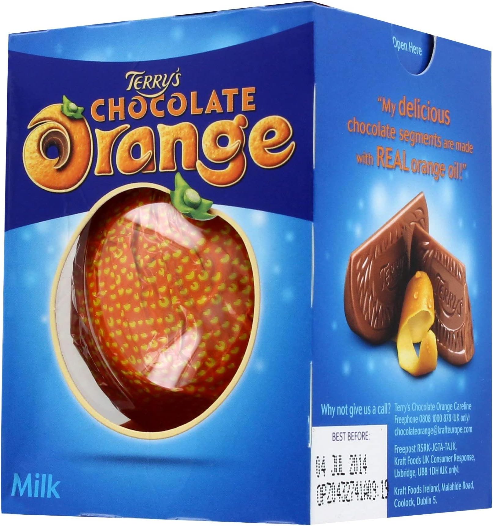 Amazon.com : Terry's Chocolate Orange - Milk (157g) : Chocolate ...