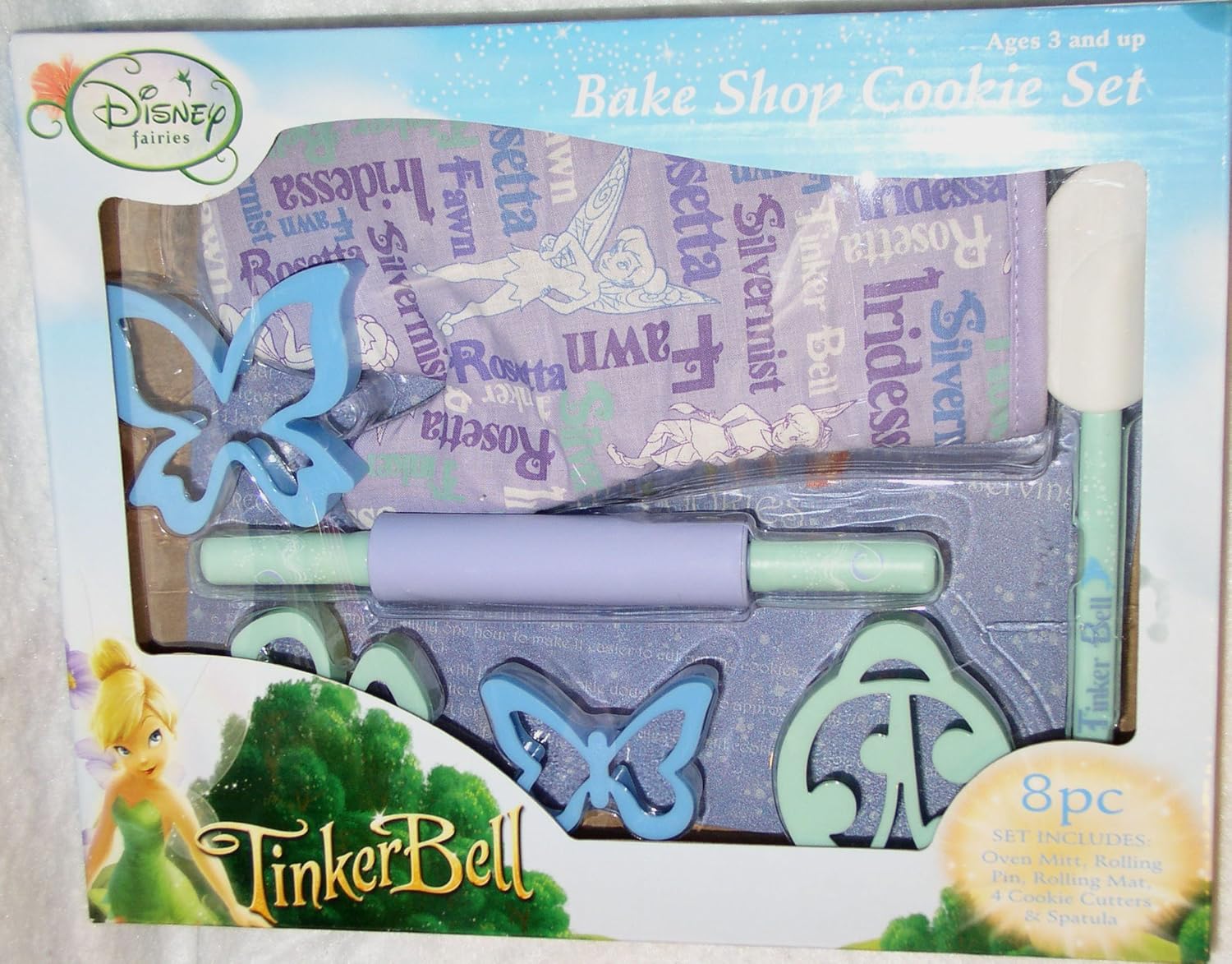 Amazon.com: Disney Fairies TinkerBell Bake Shop Cookie Set 8 piece ...