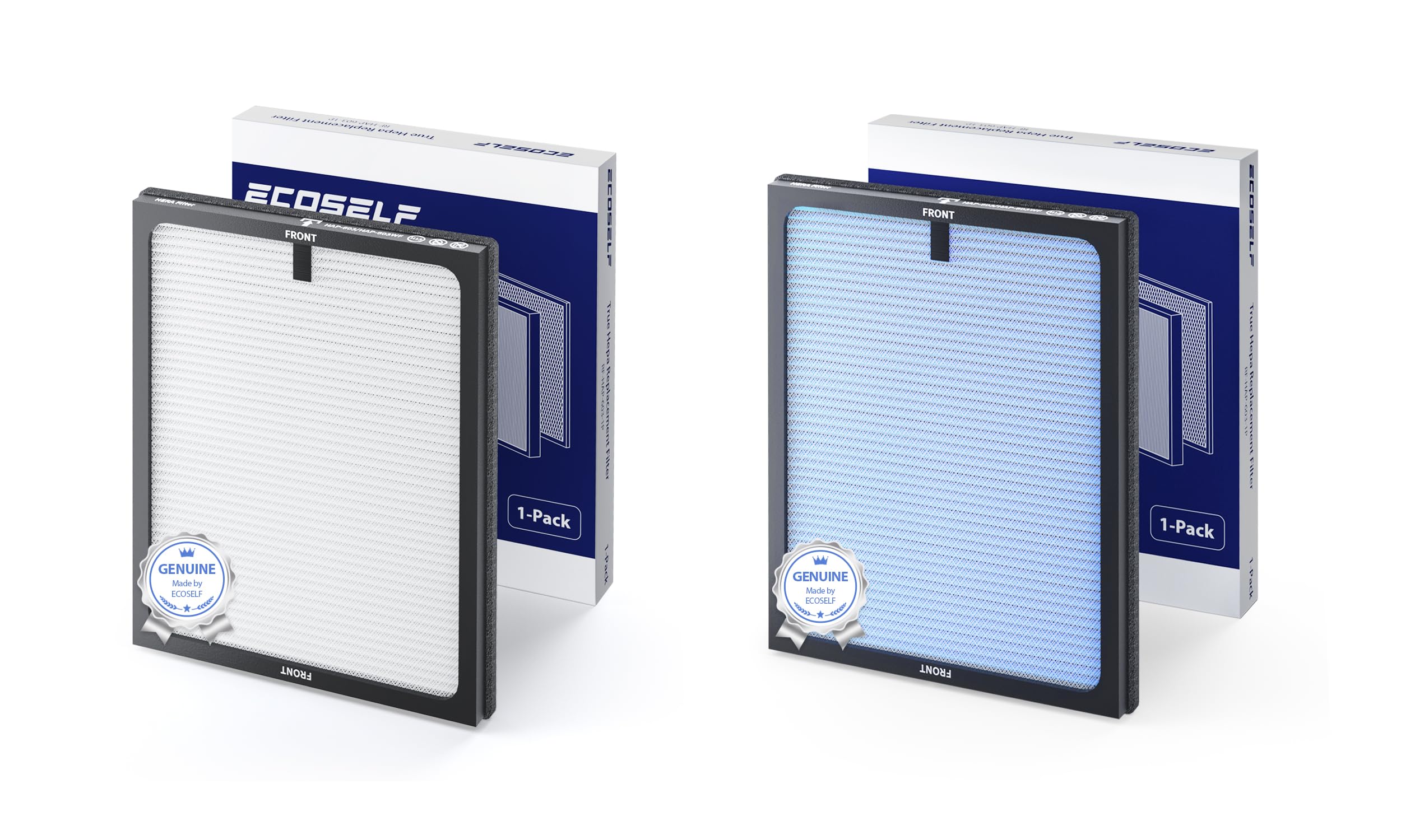 Amazon.com: ECOSELF Air Purifier Replacement Filter for ECOSELF HAP603/HAP603WF 1 Pack Blue& 1 ...