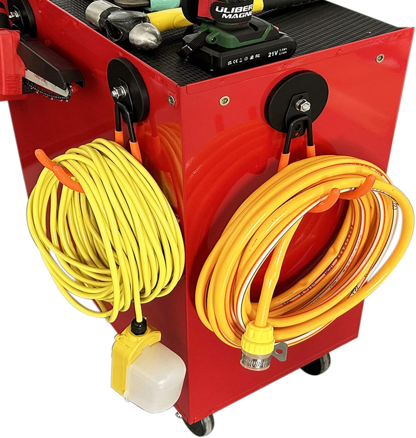 ULIBERMAGNET Strong Magnetic Hooks,2 Pack Heavy Duty Large Magnetic ...