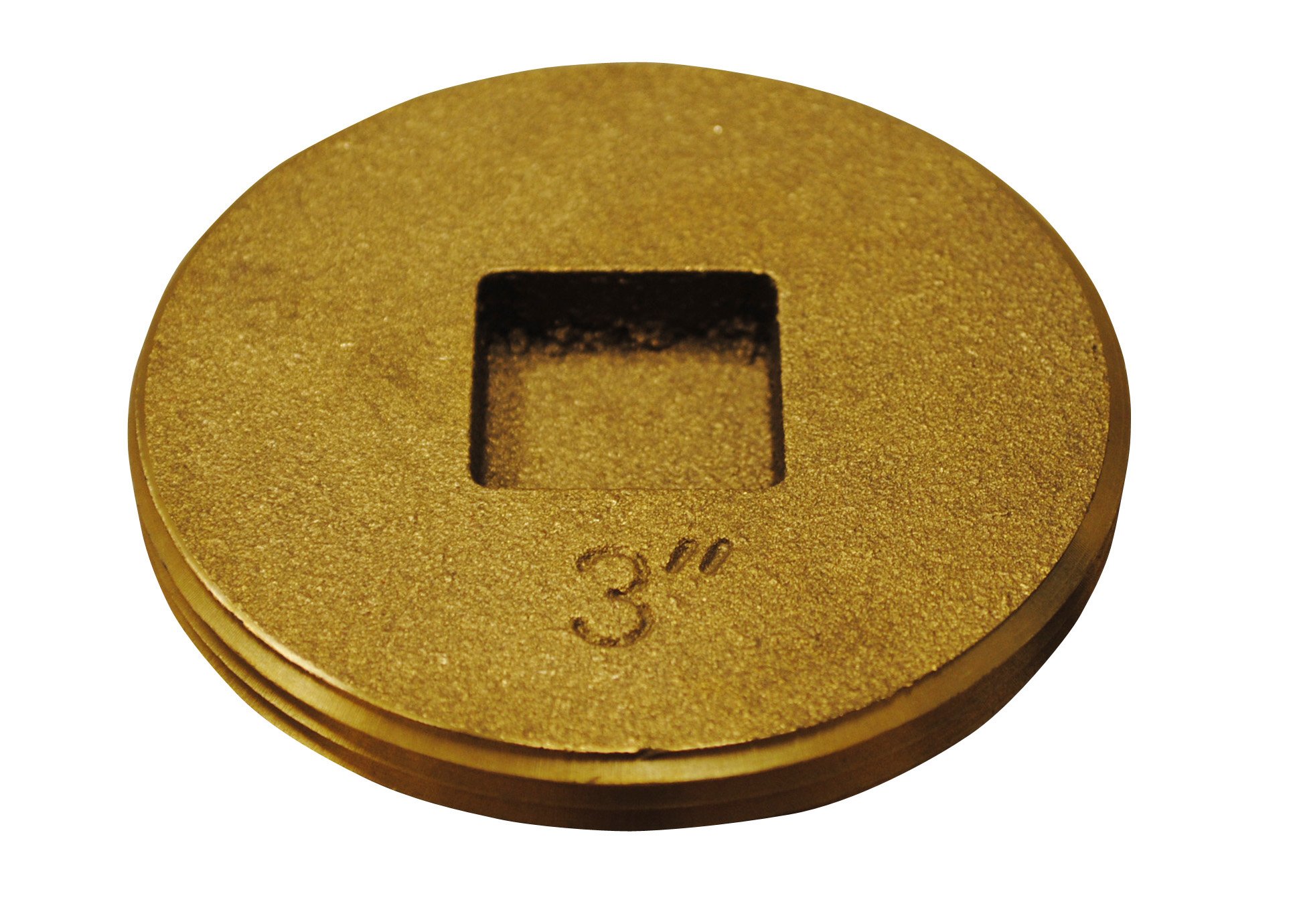 Amazon.com: Oatey 42743 3 in. Brass Recessed Head Cleanout Plug, 3-Inch ...