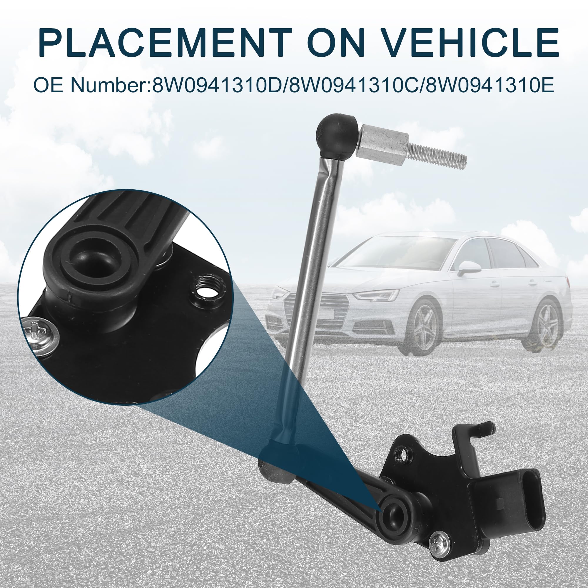 4h0941285h Air Suspension Ride Height Level Sensor Audi