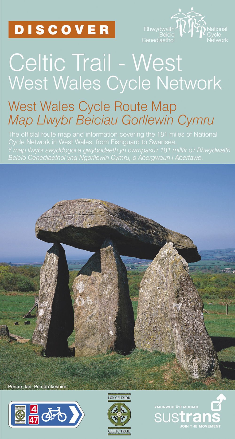 Buy Celtic Trail West - Sustrans Cycle Route : Sustrans Official Cycle ...