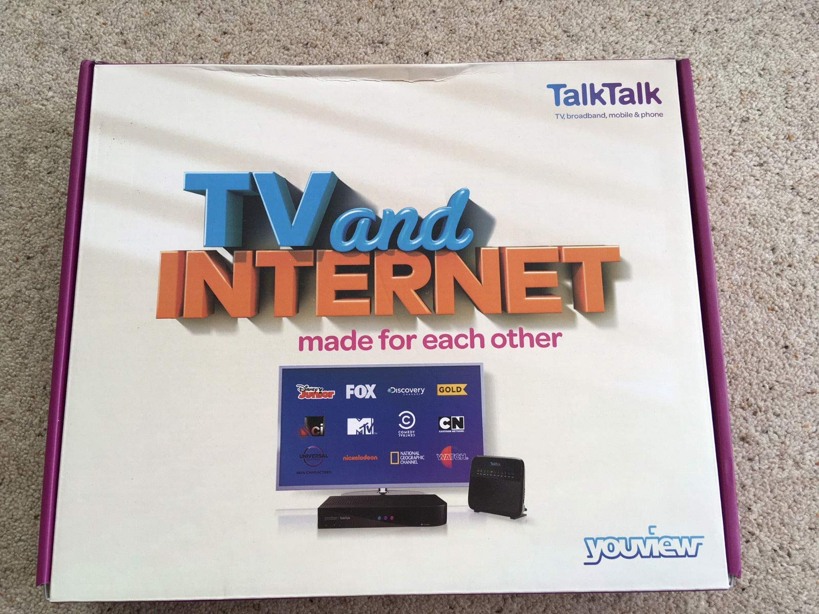 TalkTalk YouView DN372T Set Top Box - 320GB PVR Freeview+ HD Digital ...
