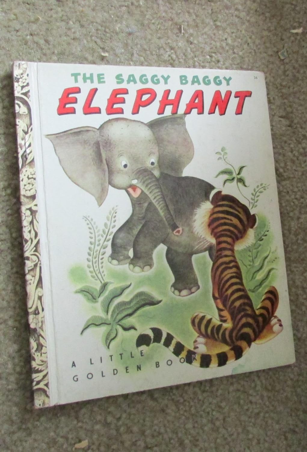 The Saggy Baggy Elephant (Little Golden Book, No. 36): K. & B. Jackson ...