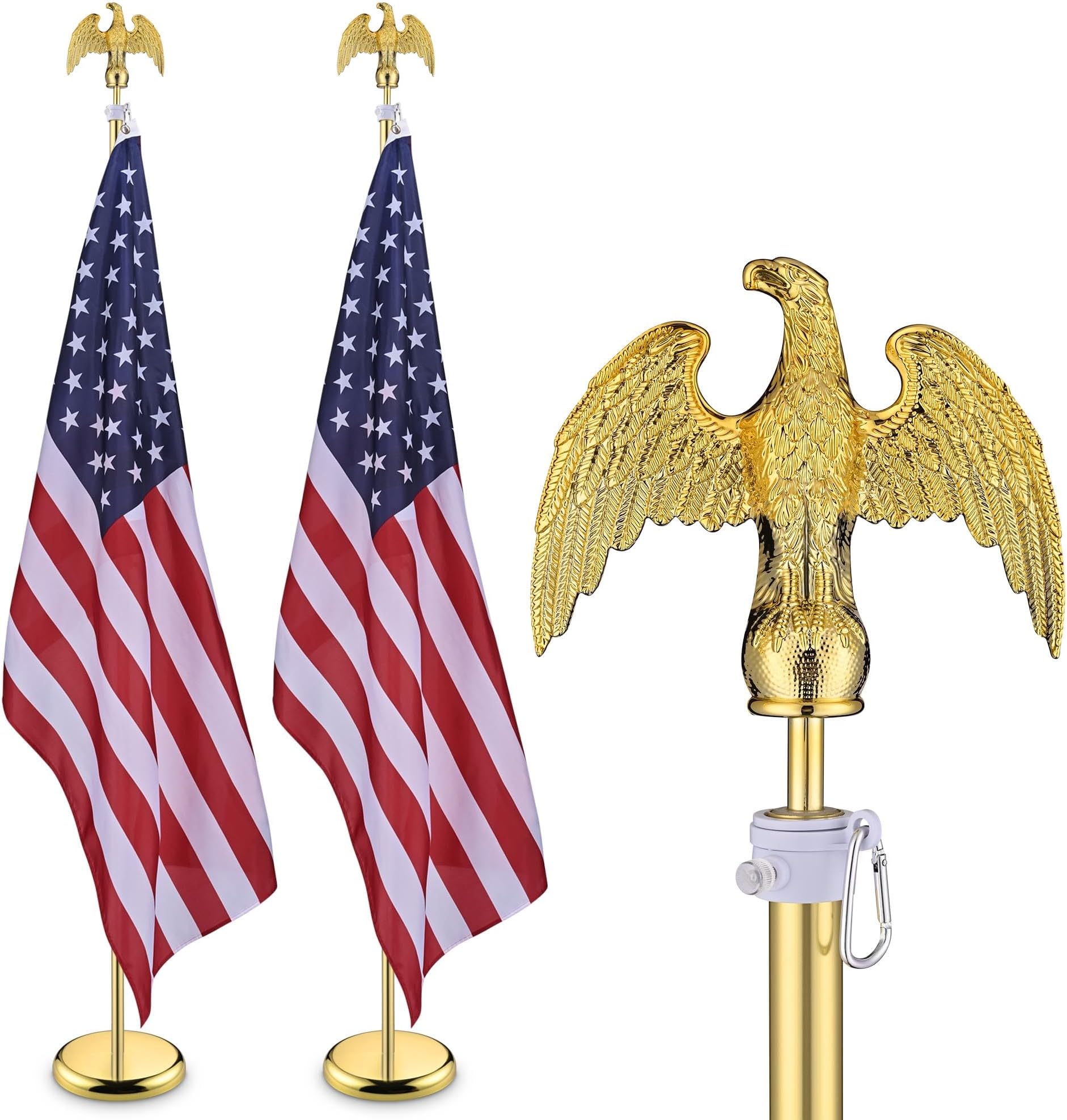 Amazon.com: Auhafaly New US 50 State Flags US History Classroom Decor ...