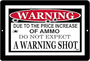 Amazon.com: Rogue River Tactical Funny Warning No Trespassing Metal Tin ...