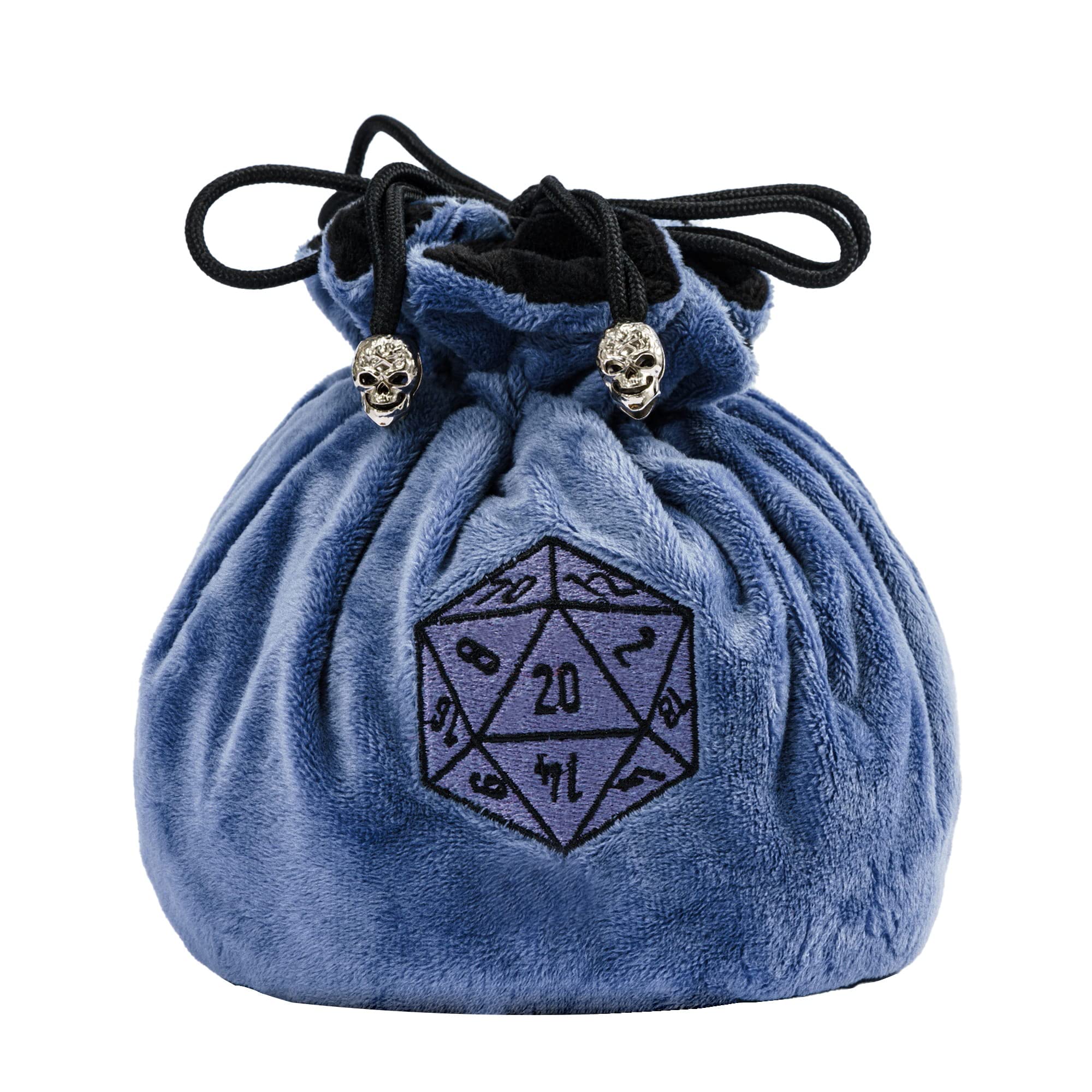 Amazon.com: KSNDie DND Dice Bags Large with Pockets Blue Storage Bag ...
