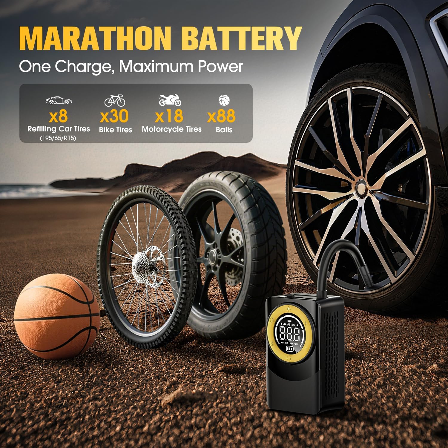 Manual del usuario del compresor de aire inflador de neumáticos ...