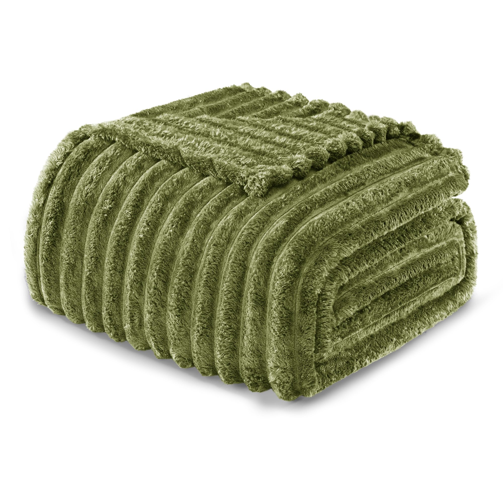 Amazon.com: Exclusivo Mezcla Queen Size Flannel Fleece Blanket, Super ...
