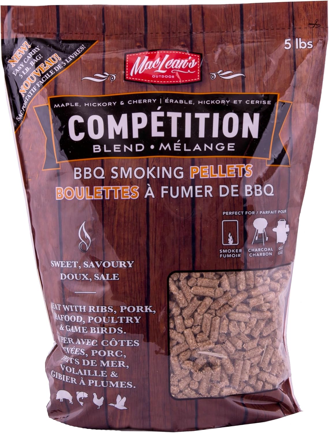 MacLean's Authentic Competition Blend BBQ Smoking Pellets : Amazon.ca ...