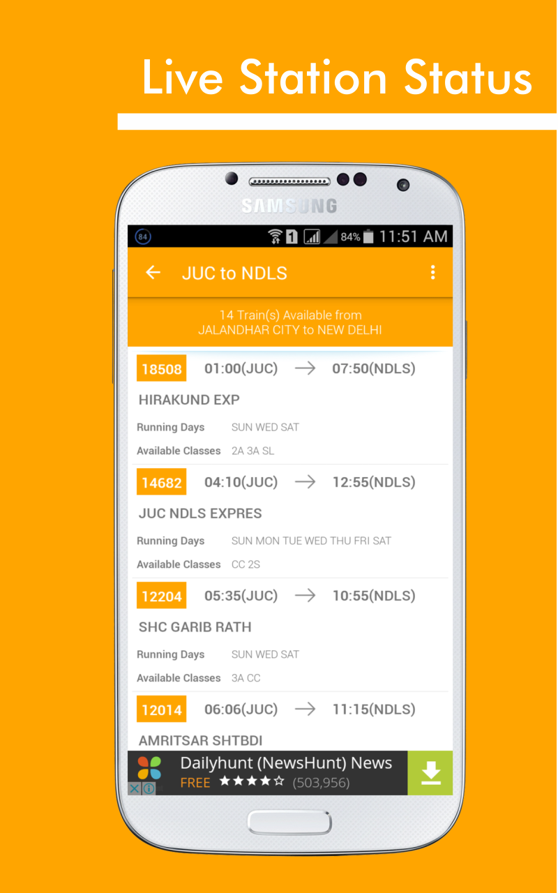 Live Train Status - App on Amazon Appstore